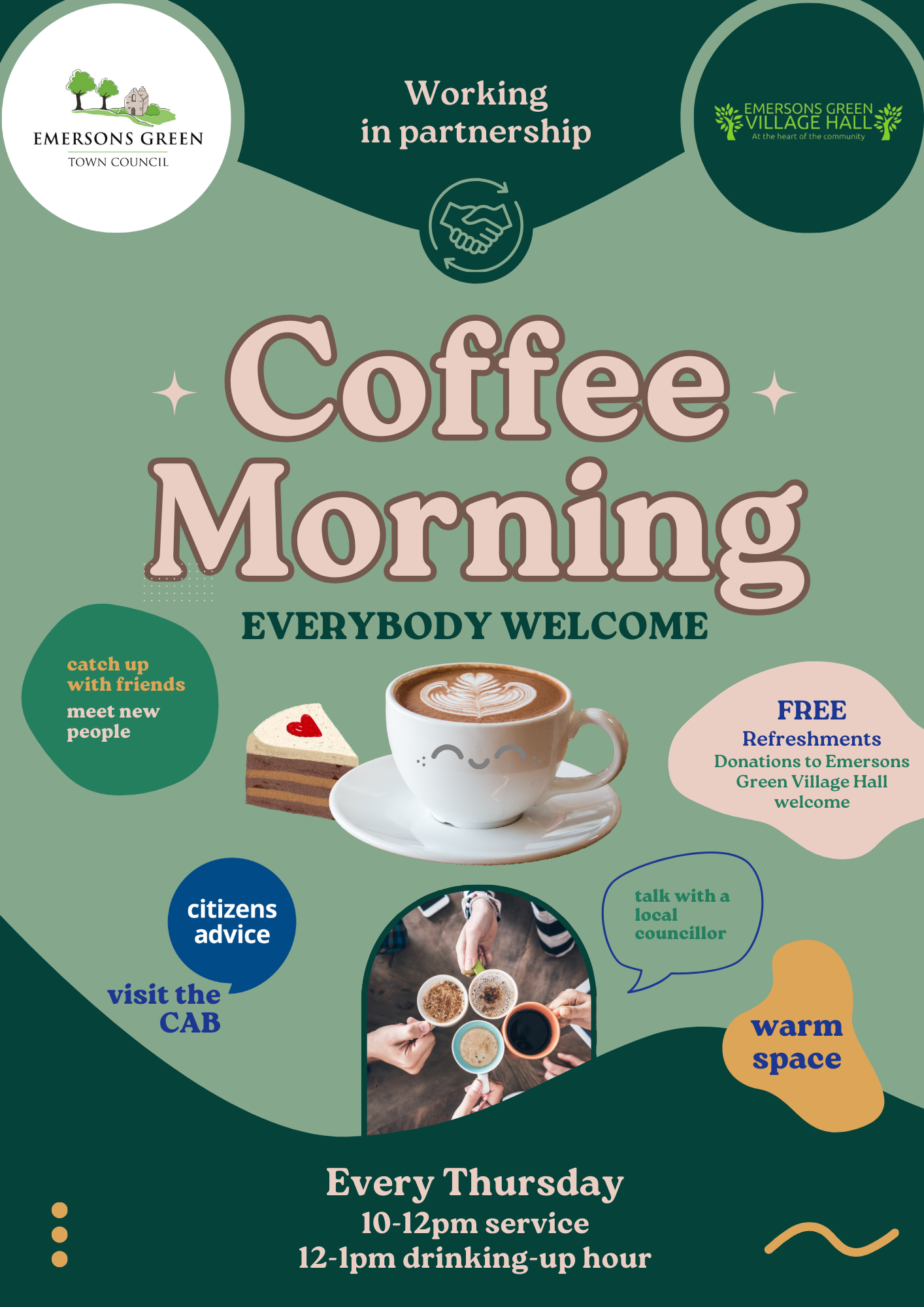 Coffee Mornings - Emersons Green Town Council