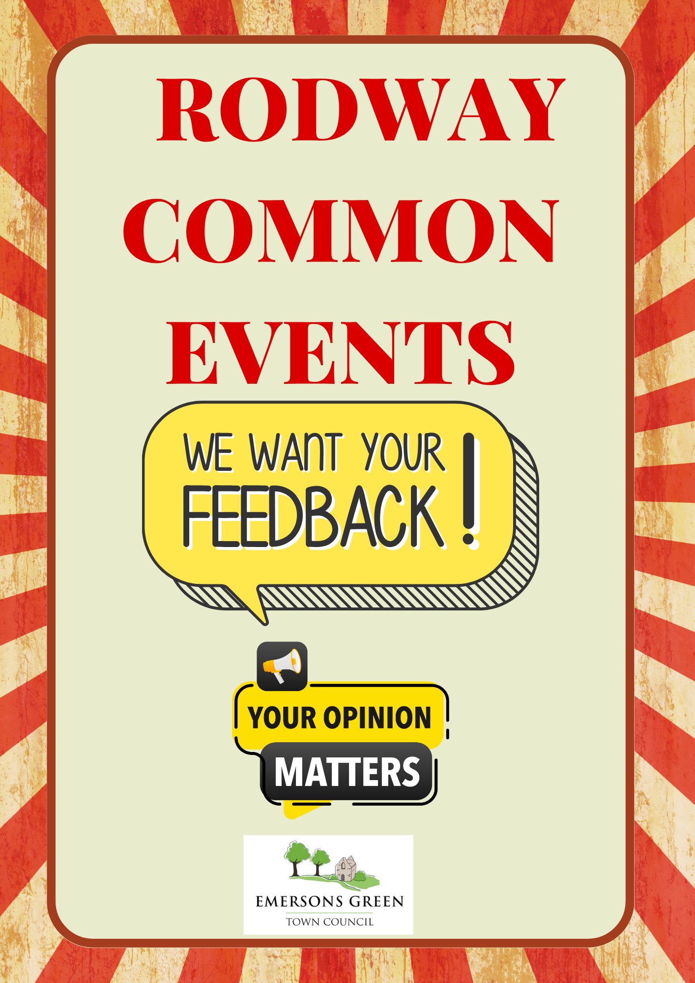 Rodway Common Events Survey - Emersons Green Town Council